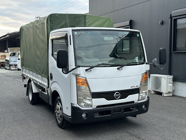日産 アトラス 平ボディ 幌付 5速MT 1.5t 59.8万円 平成20年(2008年) 佐賀県 中古車 - 価格.com